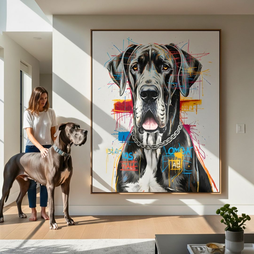 Custom Pet Portrait - Abstract Style - My Pet Canvas