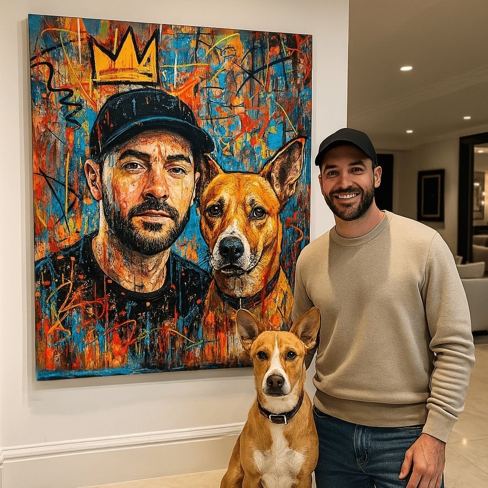 Custom Pet Portrait - Abstract Style – My Pet Canvas