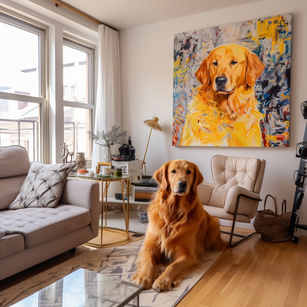 Custom Pet Portrait - Abstract Style – My Pet Canvas