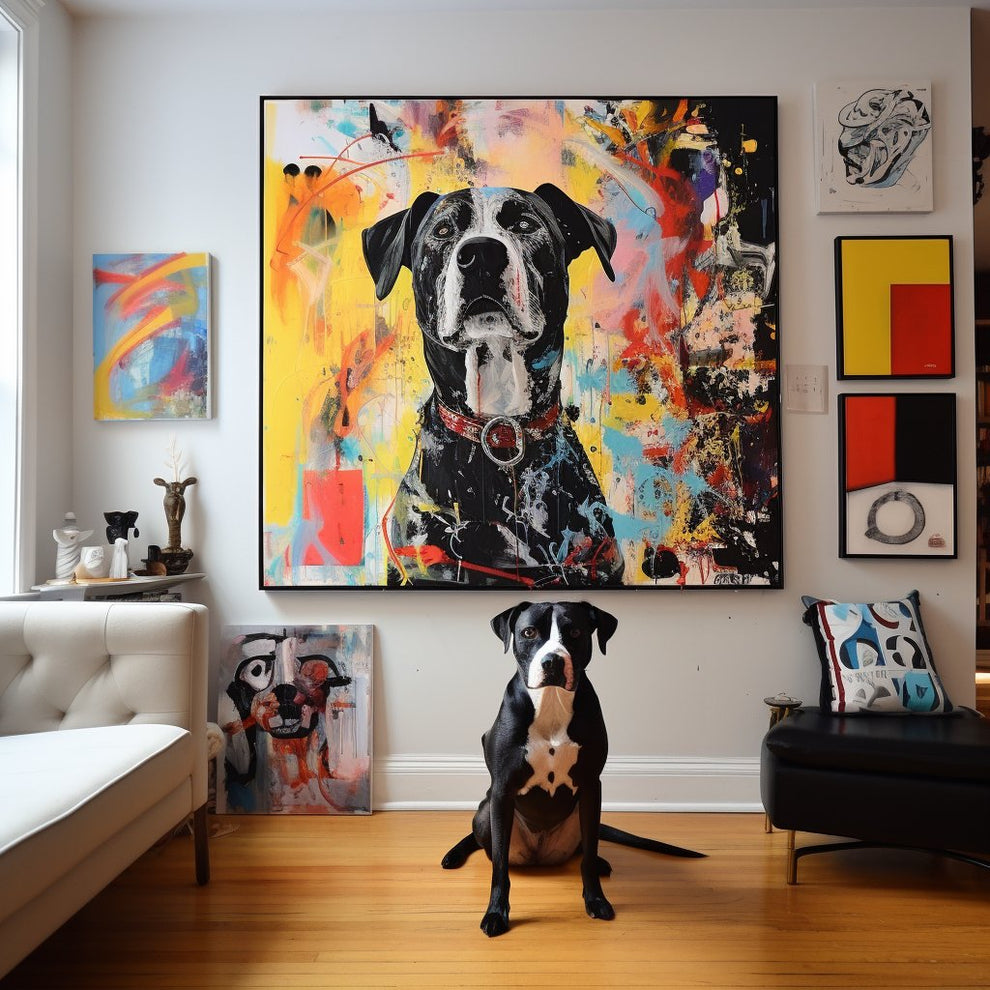 Custom Pet Portrait - Abstract Style – My Pet Canvas