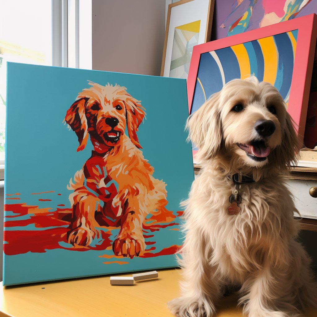 Custom Pet Portrait - Pop Art Style – My Pet Canvas